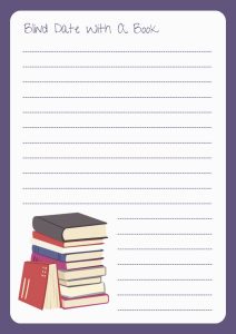 FREE Blind Date With A Book Templates